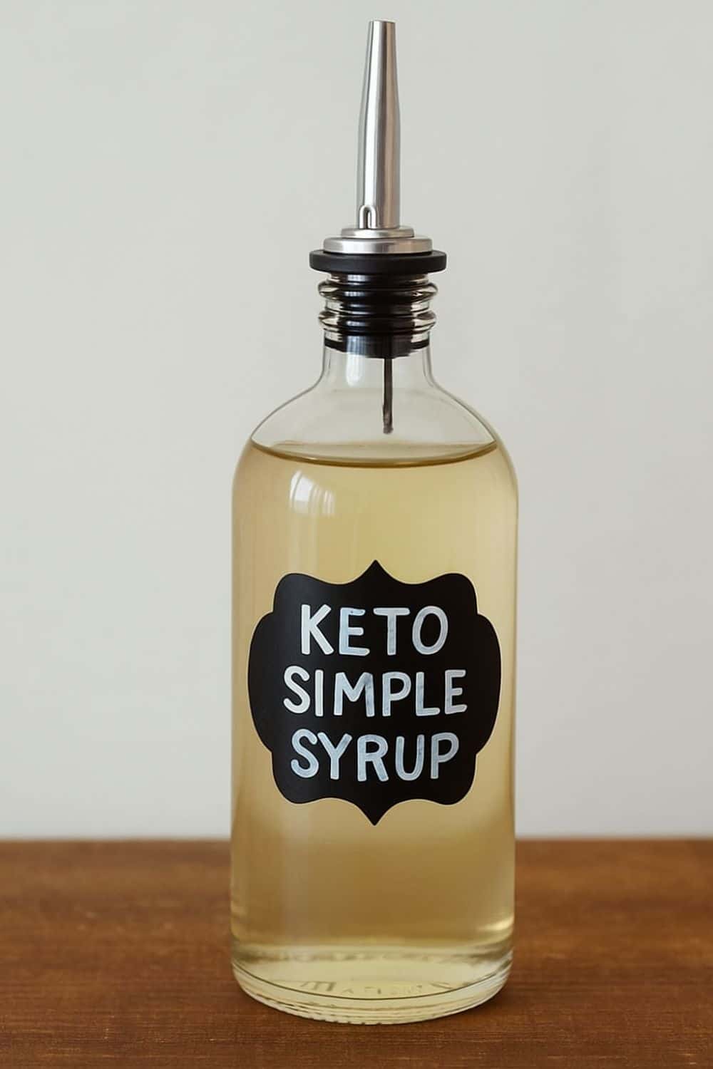 Keto Simple Syrup (Crystal-Free, 3-Ingredient Sweetener)